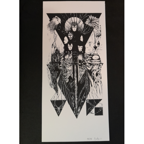 S. A. Hynninen: Centurions Ghost – The Great Work (2007) -taideprintti